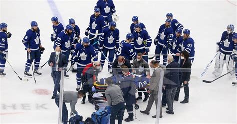 The Game Takes A Back Seat John Tavares Injury Overshadows Leafs