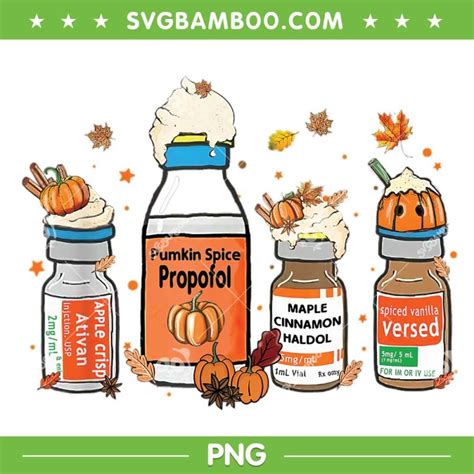 Pumpkin Spice Propofol Ativan Versed Haldol Png