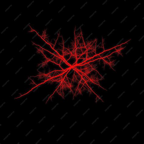 Premium Photo Isolated Realistic Electric Flash Visual Effect On Black Night Background
