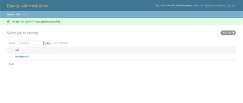 Django Admin Interface