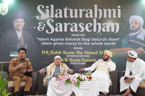 Pemkab Balangan Silaturahmi Dengan Ulama Besar Habib Basim Bin Ahmad Al