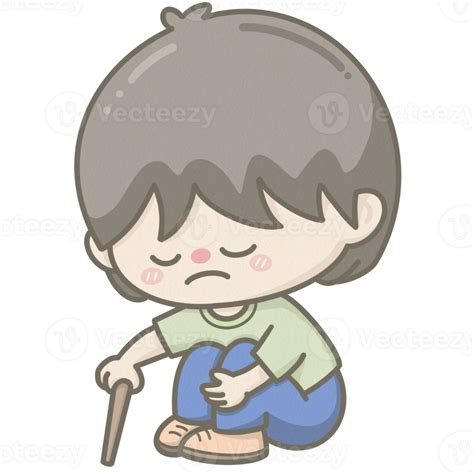 Sad Pouting Boy 26849866 Png