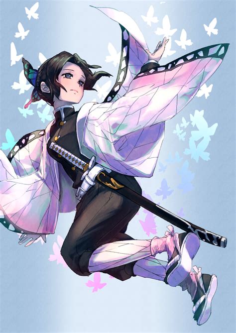 Shinobu Kocho By Pixiv Id 7285193 Anime Chibi Anime Demon Slayer Anime