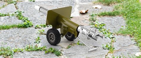 Faitio Mini Firecracker Launching Cannon Model Stainless Steel Mini Cannon Model