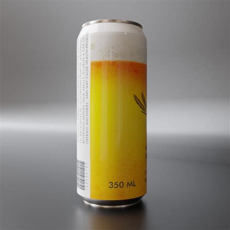 Generic Beverage Can Free 3d Model Cgtrader