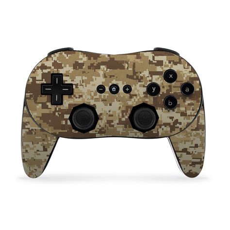 Coyote Camo Nintendo Wii Classic Controller Pro Skin