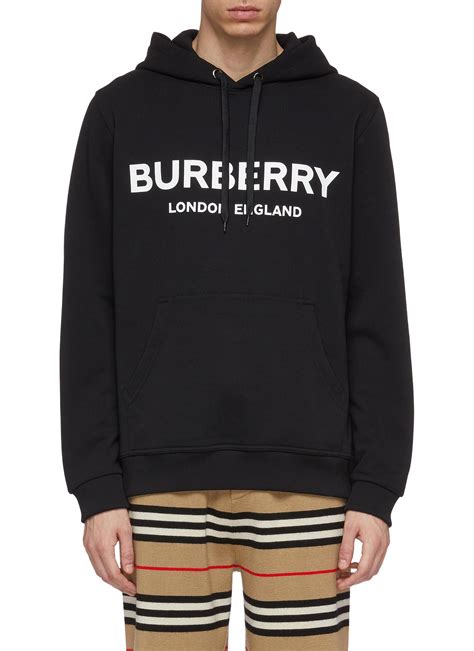 Burberry Logo Print Hoodie Modesens Burberry Moletom Masculino