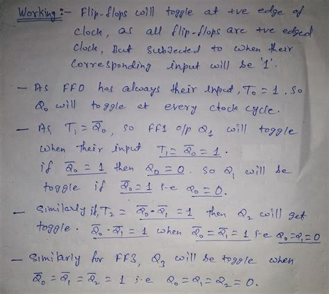 Solved Design A 4 Bit Synchronous Count Down And Count Up Counter Using T Flip Flops Draw Its