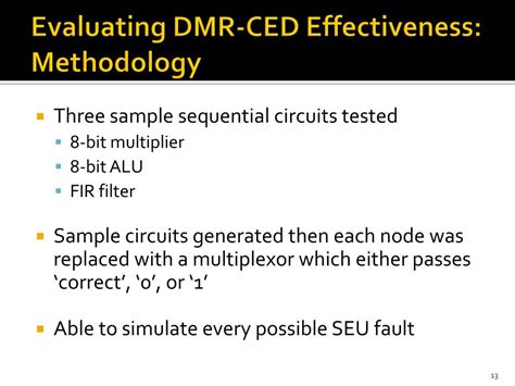 Ppt Designing And Testing Fault Tolerant Techniques For Sram Based