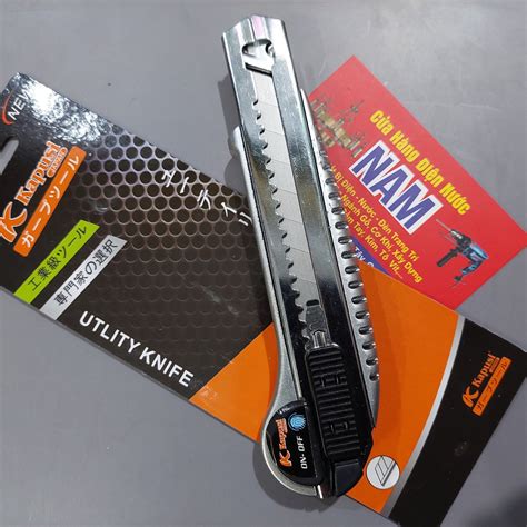 Dao Rọc Giấy Lớn Thay Lưỡi Liên Tục Nhật Kapusi Japan Dao Trổ 5 Lưỡi