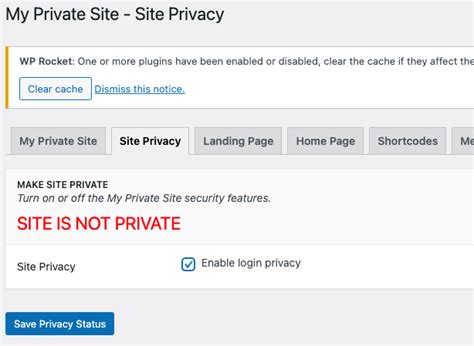 How To Make Wordpress Site Private