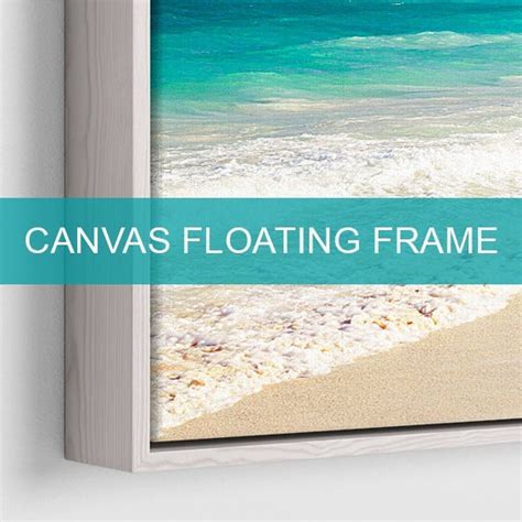White Veneer Canvas Floating Frame 30mm Deep Tray Frame Etsy