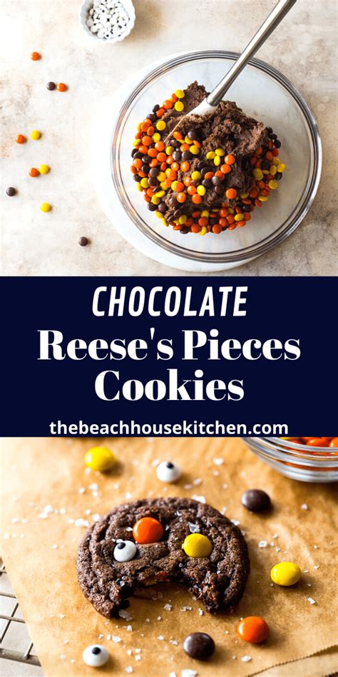 Chocolate Reeses Pieces Cookies The Beach House Kitchen