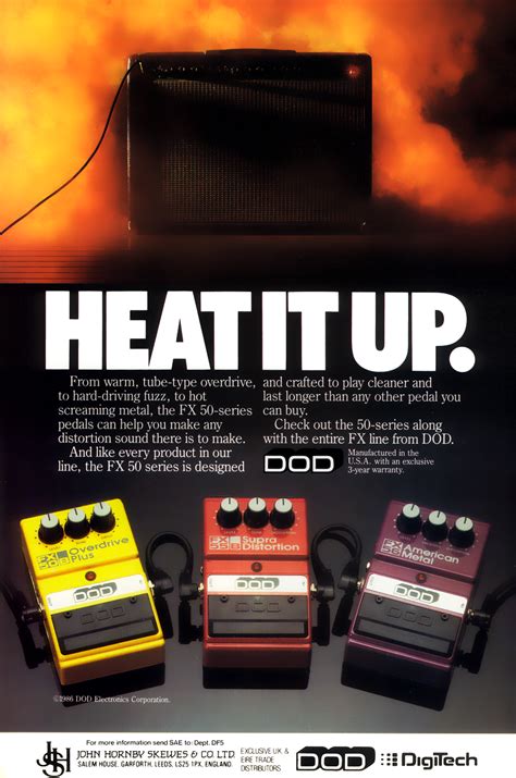Dod Distortion Pedals In The Age Of American Metal Planet Botch