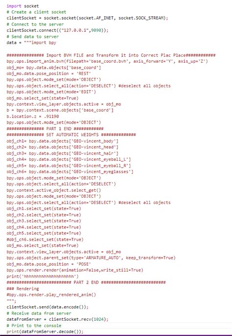 Python How Can I Communicate With Blender As Server Client Blender Stack Exchange