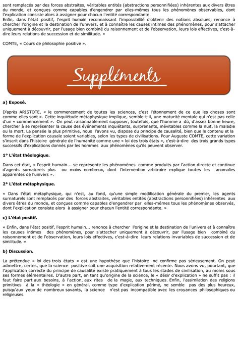 Comte La Loi Des Trois états