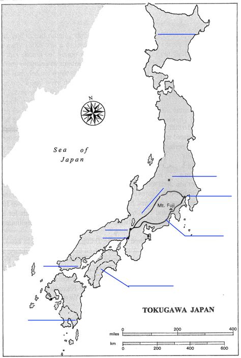 Edo Japan Map