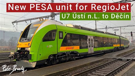Trip Report Regiojet New Pesa Elf U7 Line Ústí Nad Labem To Děčín