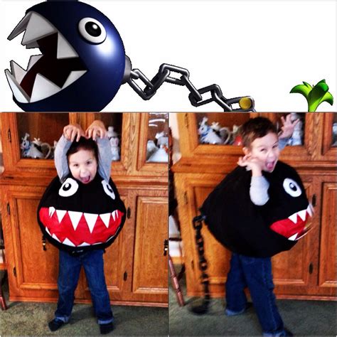 Home Made Costume My Mom Made For My Son Chain Chomp From Super Mario