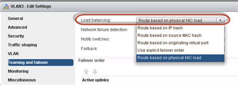 vmware vnetworking nic teaming and failover recommendation nutanix