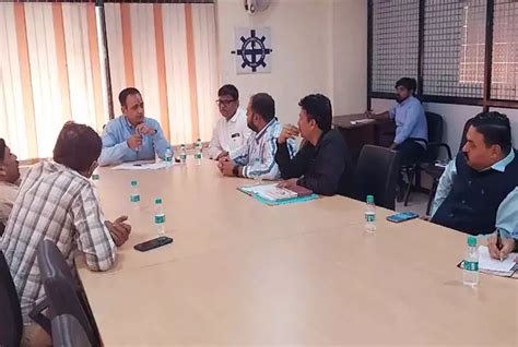 Jt Meeting Of Gidc And Dia On Internal Road Dahej Industries Association