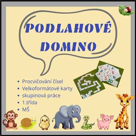 Podlahové Domino Učitelnice