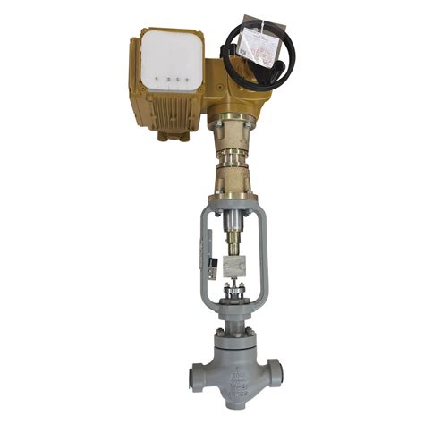 Control Valve Motor Type Globe Dn50 Cylinder Piston Electronic Actuator
