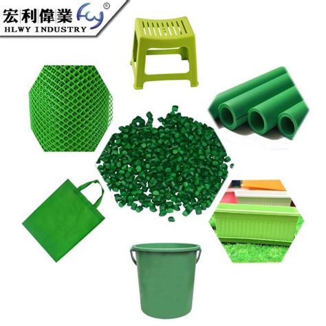 China Green Color Masterbatch For Plastic Products Suppliers And