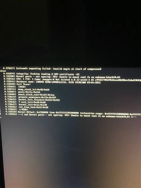 Kernel Panic When Trying To Install Next To Windows 11 Rendeavouros