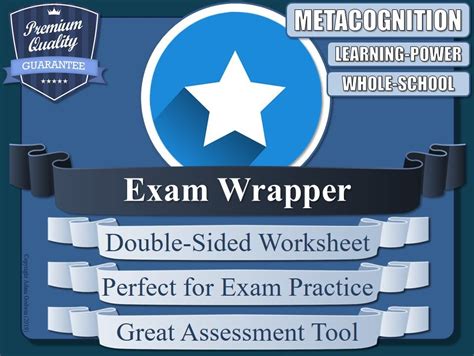 Exam Wrapper Assessment Tool 1 5 Teaching Resources
