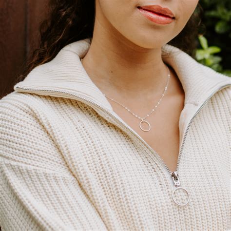 Forever Necklace Silver Anna Janelle Jewelry