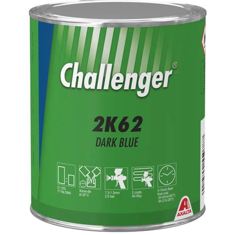2K62 Темно синий Challenger SS 1л. Эмаль (краска) на основе акриловой ...