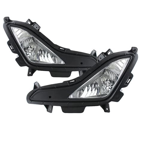 Vipmotoz Chrome Housing Oe Style Front Fog Light Driving Lamp Assembly