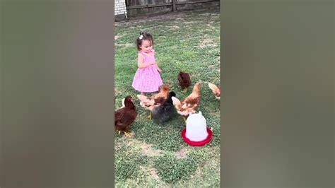 Brailee Rae Feeding Chickens Youtube