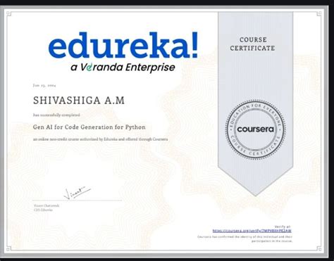 I Am Excited To Share That I Have Successfully Completed The