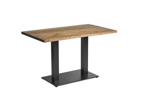 Windsor Rectangular Dining Table Rustic Antique Effect Top