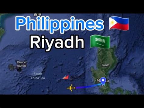 Duration Of Flight From Philippines To Saudi Arabia And Vice Versa