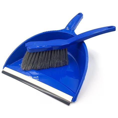Colour Coded Blue Dustpan Set