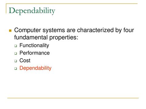 Ppt Fundamental Concepts Of Dependability Powerpoint Presentation Free Download Id970099