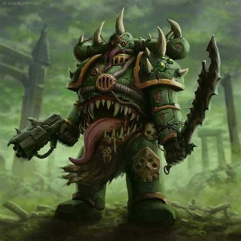 Plague Marines Art