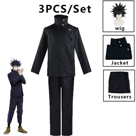 Anime Cos Jujutsu Kaisen Fushiguro Megumi Cosplay Costumes Halloween