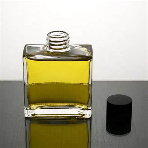 Custom Small Rectangle Glass Bottle For Liquor Spirits 125ml With Caps High Quality Rectangle