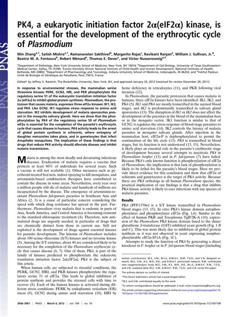Pdf Pk4 A Eukaryotic Initiation Factor 2 Eif2 Kinase Is Essential For The Development Of