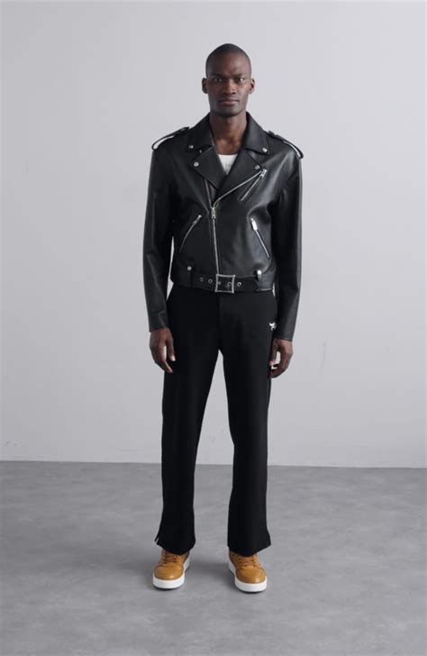 Mcm Biker Chaqueta De Cuero Blacknegro Zalandoes