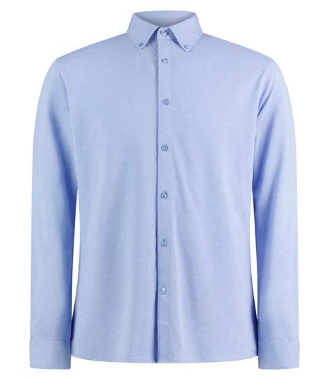 Kustom Kit Long Sleeve Superwash® 60°c Piqué Shirt Lsi