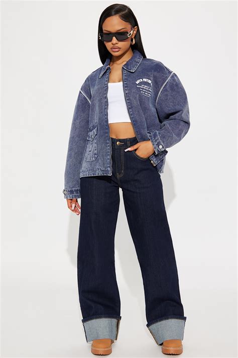 Kenzie Denim Jacket Vintage Wash Fashion Nova