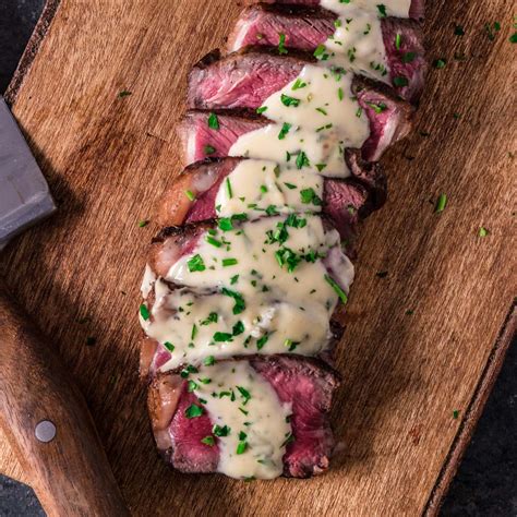 Pan Seared New York Strip Steak With Gorgonzola Cream Sauce Olivias