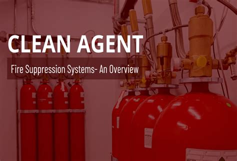 All About Clean Agent Fire Suppression Systems Estrich Mobil