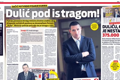 Oliver Dulić Je Znao Za Sve Sporne Ugovore