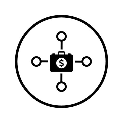 Premium Vector Business Network Icon Vector Graphics